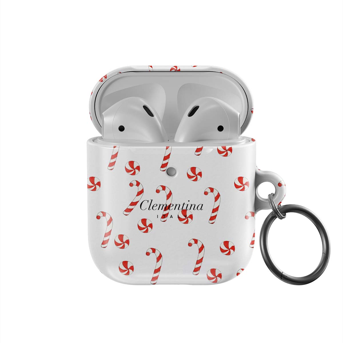 Candy Cane Apple AirPods 1 / 2 Case – Clementina Italy