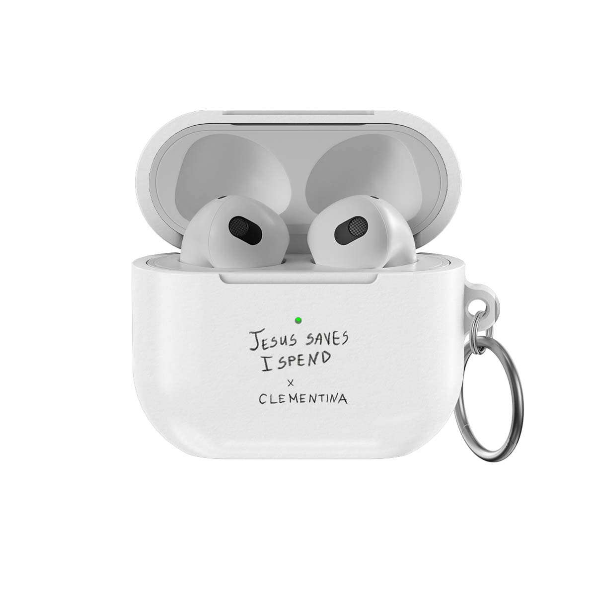 Jesus Saves Apple AirPods 4 case – Clementina Italy