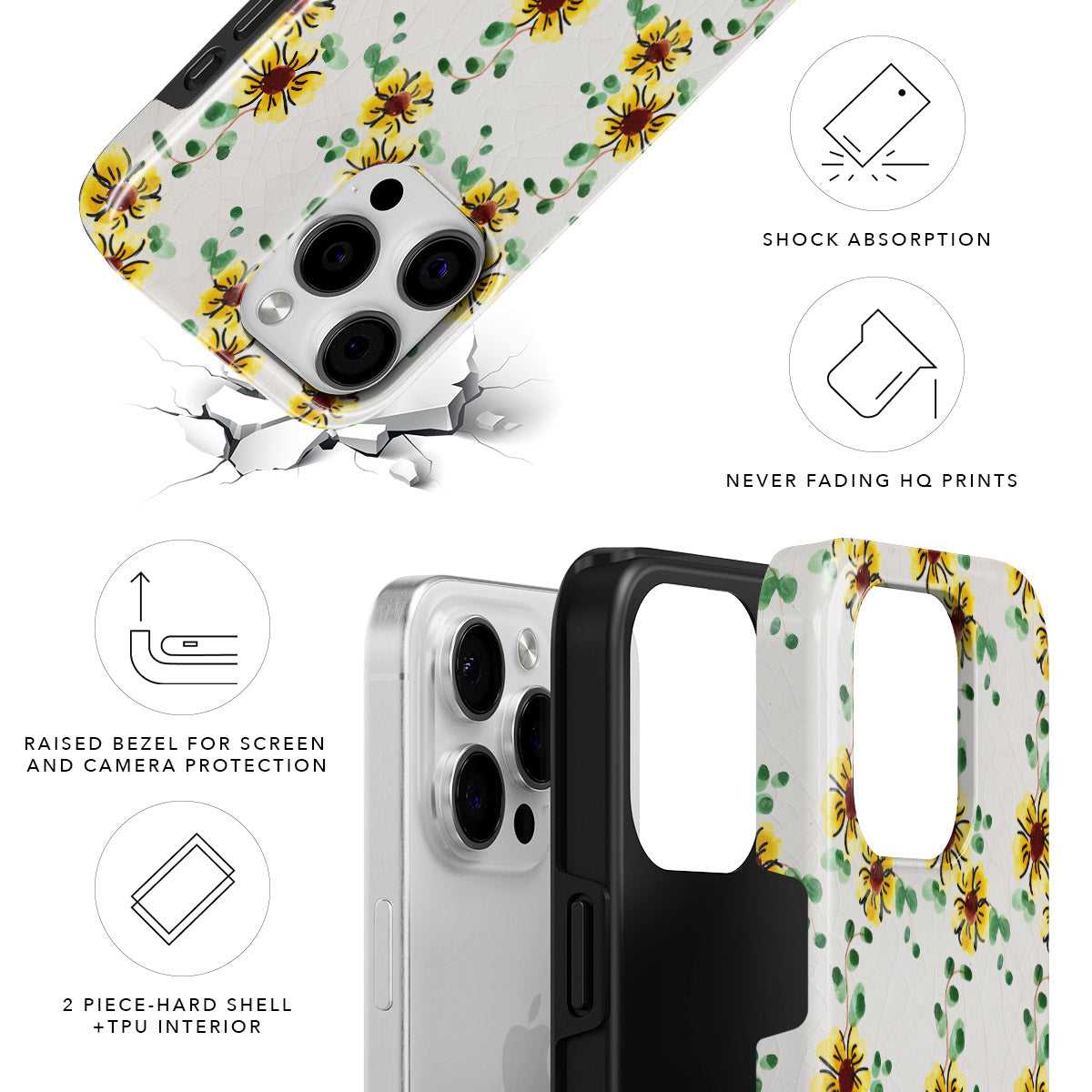 Fiori Magnetic Tough Phone Case – Clementina Italy